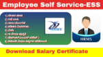 HRMS:Employee Self Service-ESS,Download salary certificate-01 - Master ...